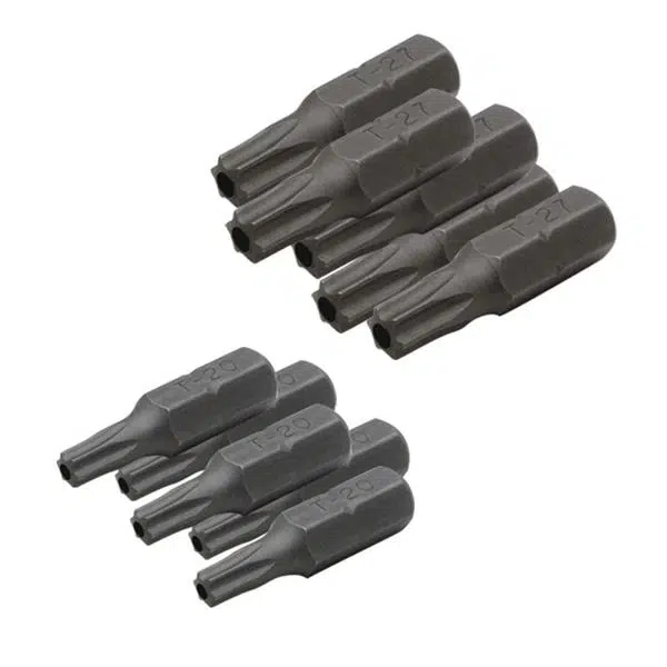 Hardware Tools - T-20/T-27 Bit for 6-Lobe Fasteners 5 Pack Each ...