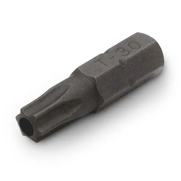 Hardware Tools - T-30 Bit for 6-Lobe Fasteners - Unplated Steel
